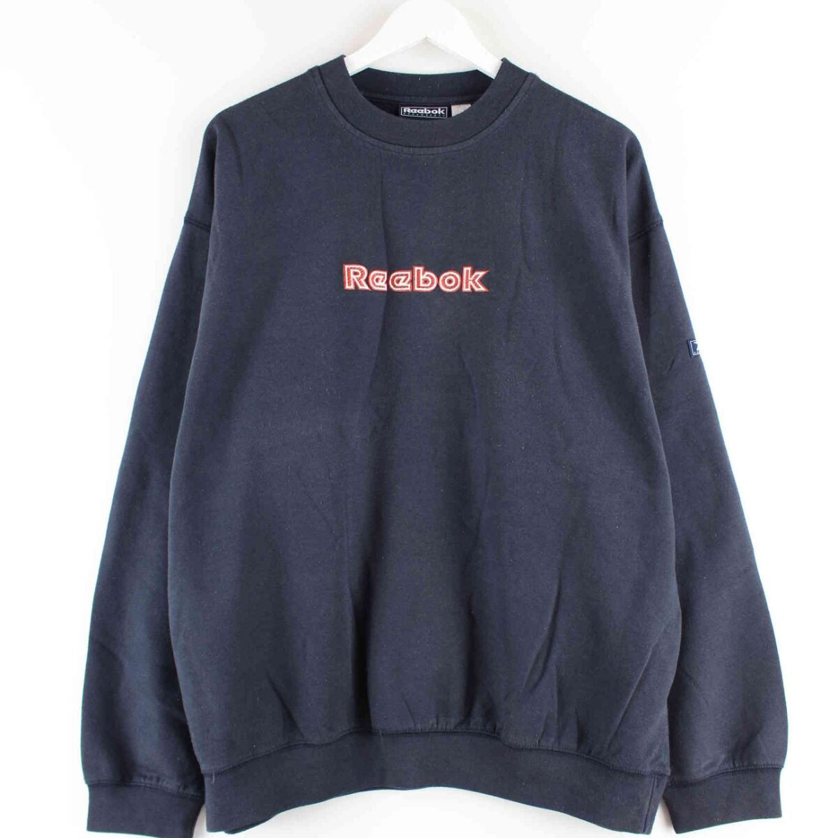 Reebok Embroidered Sweater Blue XL – Peeces
