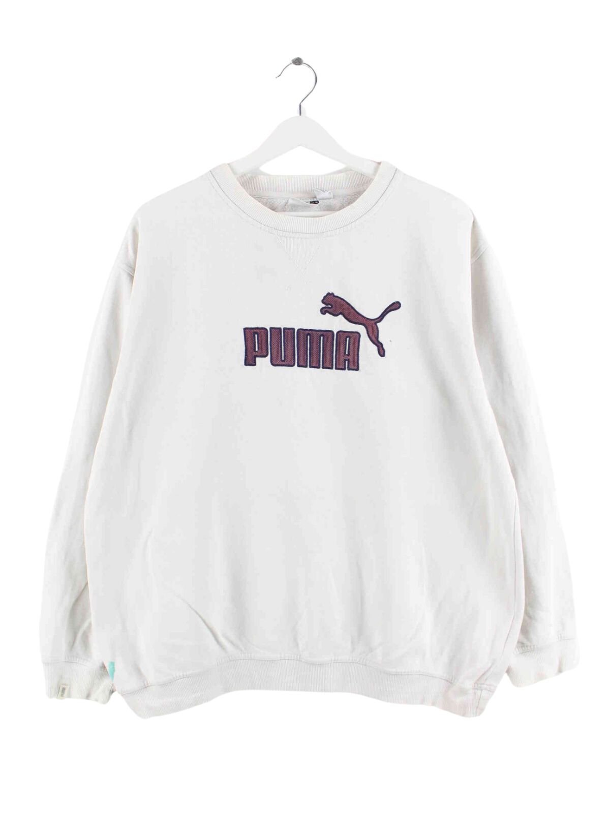 Puma 90s Embroidered Sweater Beige M – Peeces