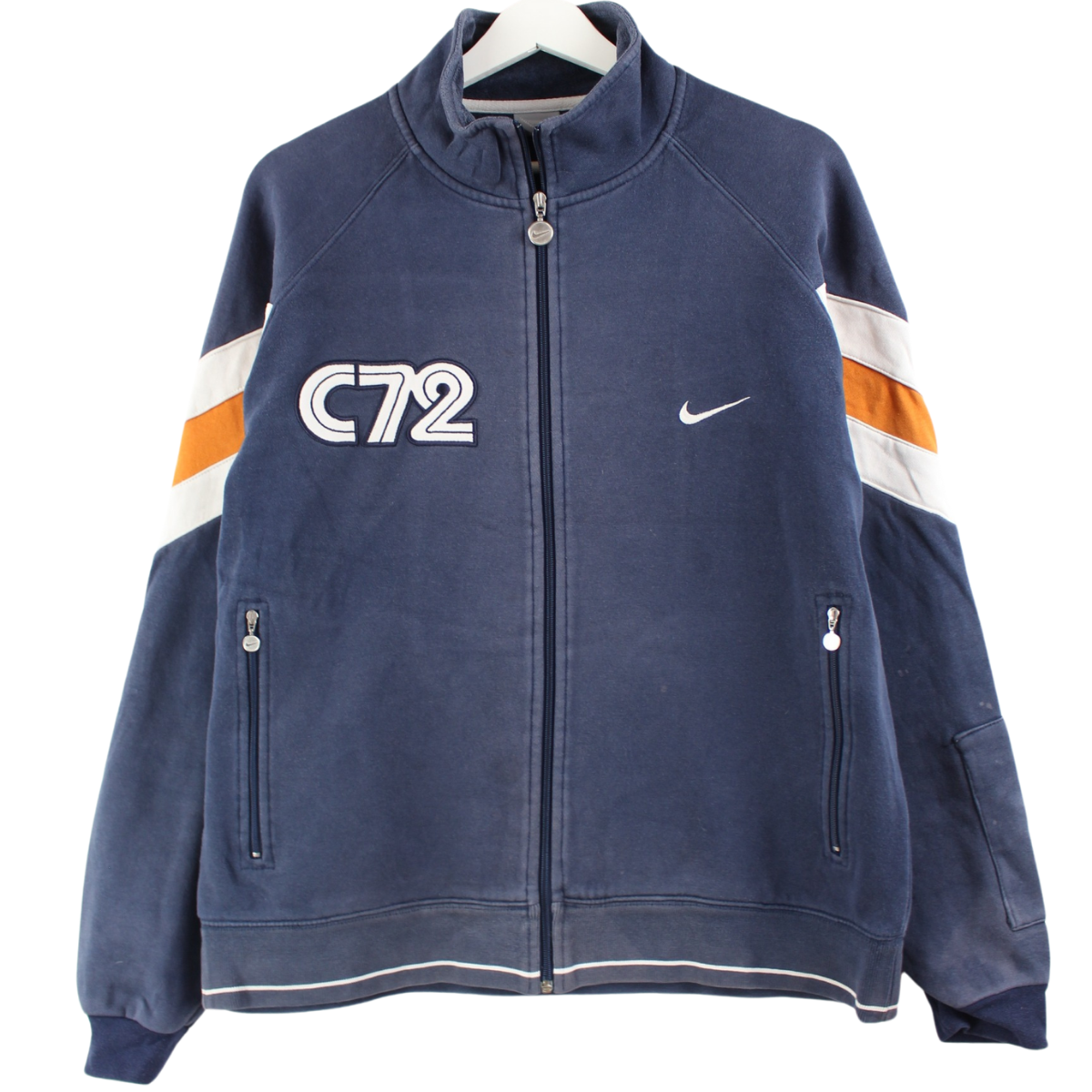 Nike y2k Cor72z Embroidered Sweat Jacket Blue M – Peeces