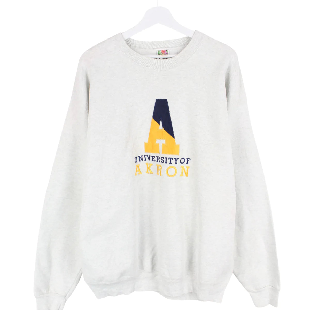 Vintage University of Akron Sweater Gray XL – Peeces